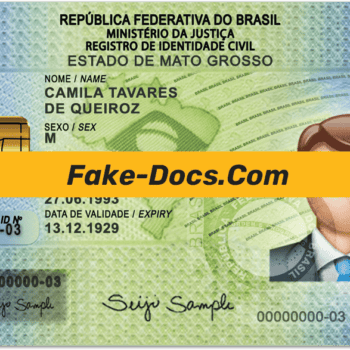 ID Card psd template | Fake Docs Shop