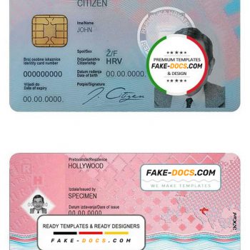 ID Card psd template | Fake Docs Shop