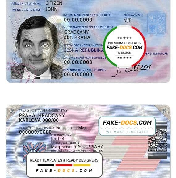 ID Card psd template | Fake Docs Shop