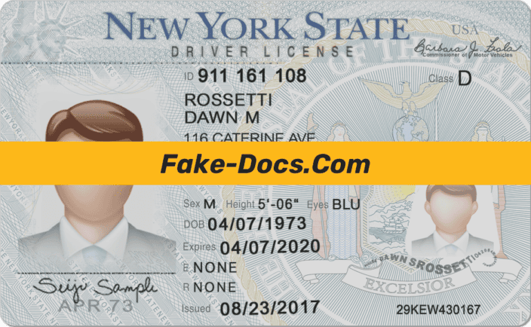 New York driver license Psd Template | Fake Docs Shop