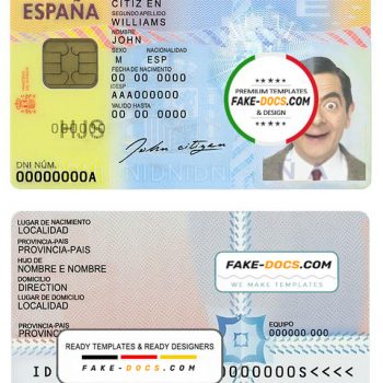 South Africa ID template in PSD format, fully editable (2013 – present ...