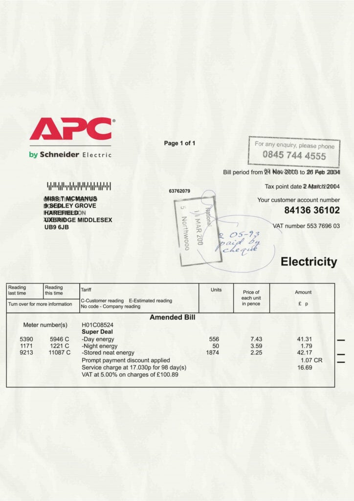 Uk Utility Bill Psd Template 2 UK Proof Of Address Psd Template 2 Uk Utility Bill Psd Template 2 UK Proof Of Address Psd Template 2