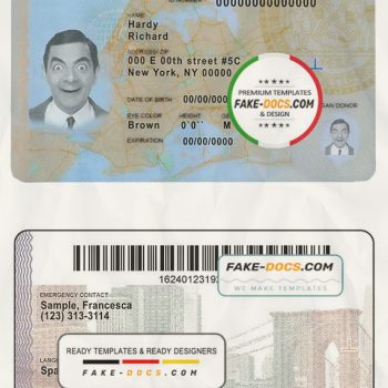 USA Indiana id card psd template | Fake Docs