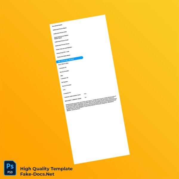 India Editable Application Form Template in Word and PDF formats 3 page ...
